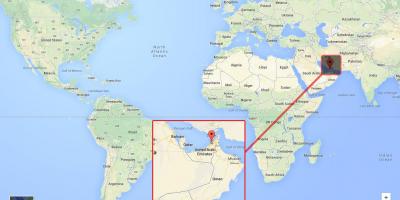 Dubaj mapa - Mapy Dubaj (Spojené Arabské Emiráty)