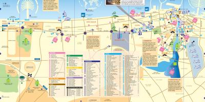 Dubaj mapa - Mapy Dubaj (Spojené Arabské Emiráty)